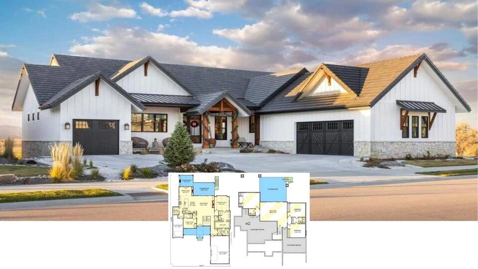 10 of the Best 4-Bedroom Craftsman House Plans Combining Rustic and ...