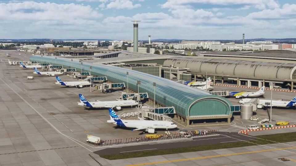 Paris Charles de Gaulle freeware scenery enhances MSFS 2024 while ...