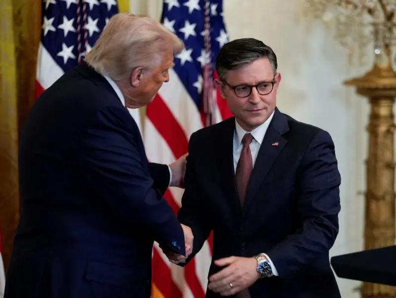 Mike Johnson faces Trump nightmare as Epstein plan looks set to blow up ...