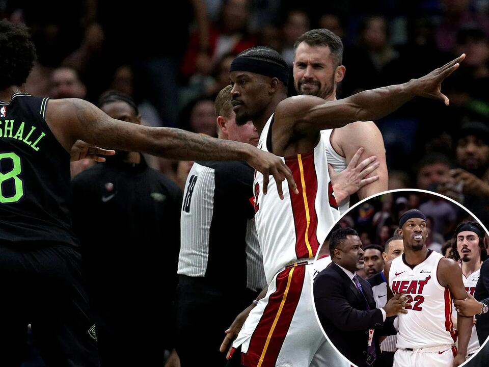 Jimmy Butler among five NBA players suspended after Heat-Pelicans brawl