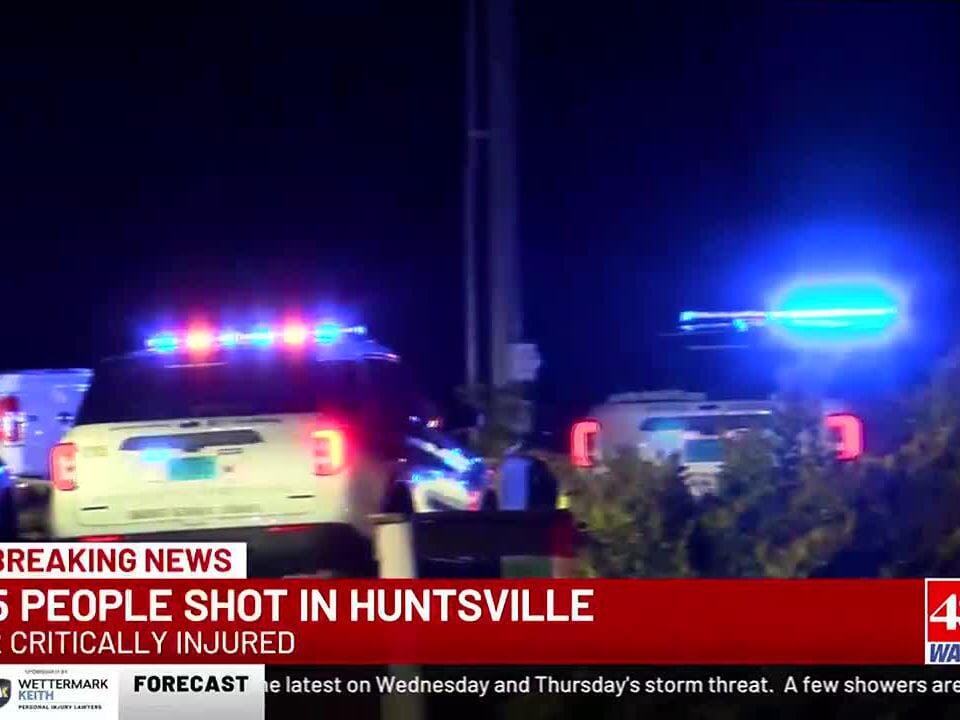 Five injured in Huntsville shooting Sunday night