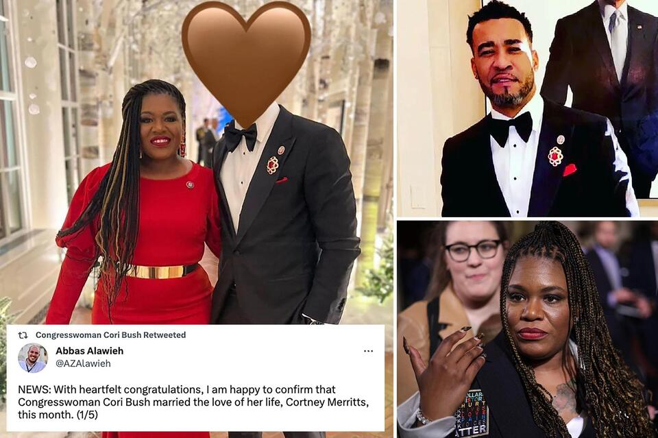 ‘Defund police’ backer, ‘Squad’ member Cori Bush marries her security ...