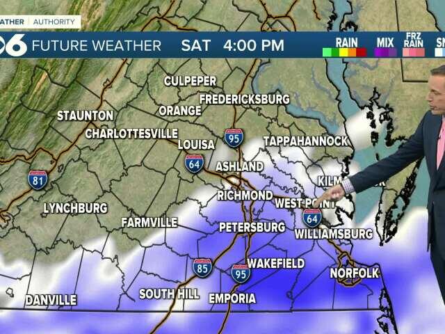 Weekend Winter Storm: Highest snow totals in southeastern Virginia ...