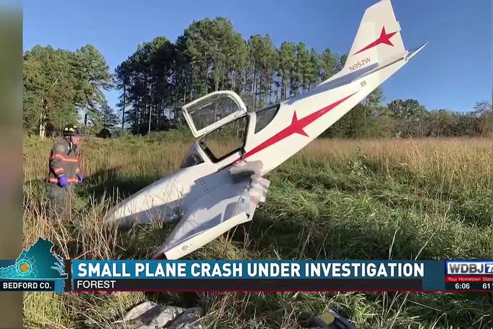 Small Plane Crash in Forest