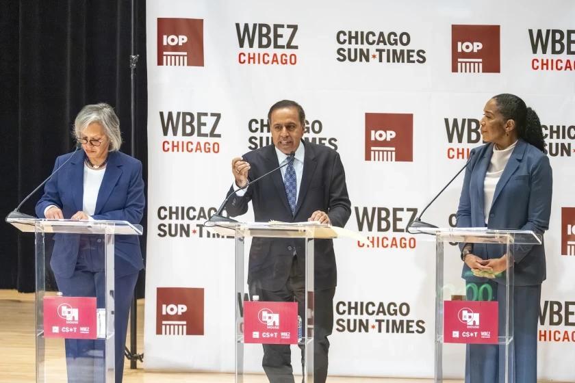 Lt. Gov. Stratton goes on attack in Sun-Times, WBEZ, UChicago debate ...