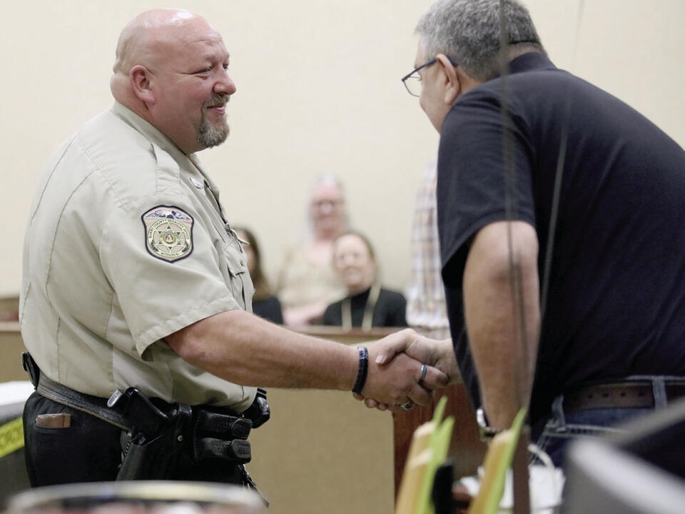 County’s bailiffs honored for service