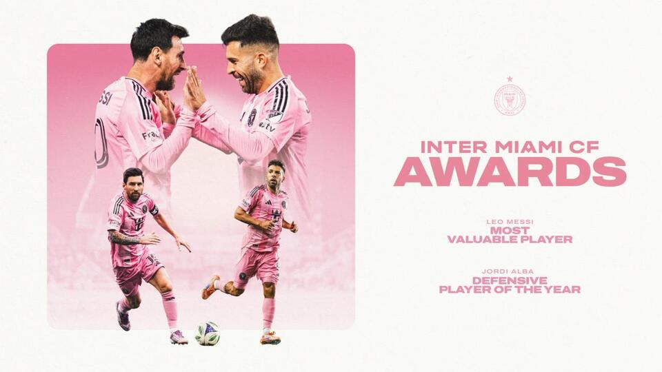 Leo Messi Named MVP, Jordi Alba Named Defensive MVP as Inter Miami CF ...