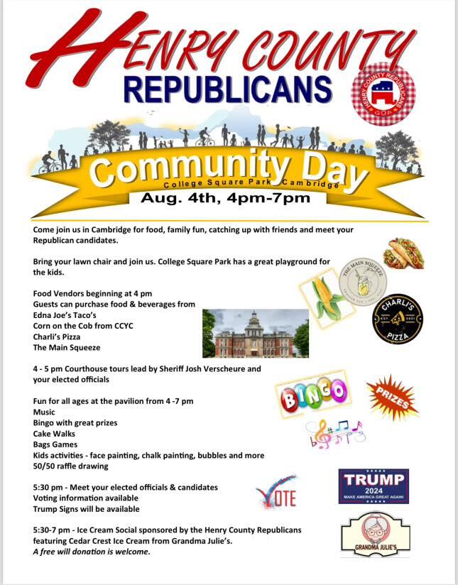 Community Day to be held by Henry County Republicans - NewsBreak