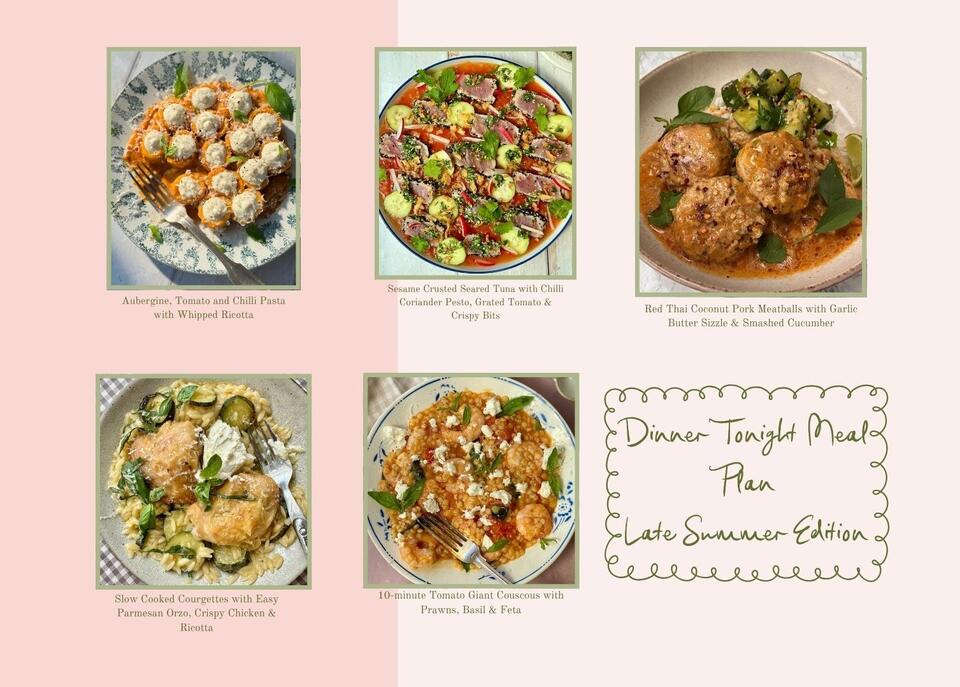 Weekly Meal Plan: Late Summer Edition - NewsBreak