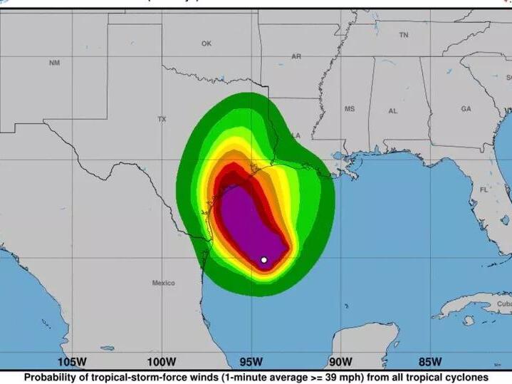 Map shows Hurricane Beryl's path as storm expected to make landfall in Texas as hurricane