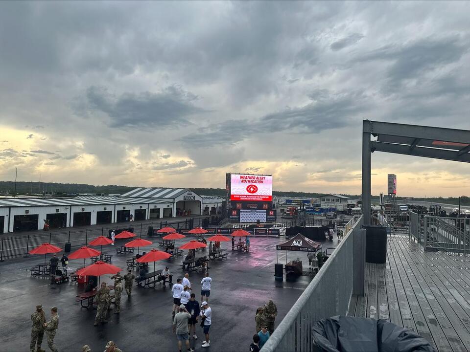 Grandstand reopened after five hour delay - NewsBreak