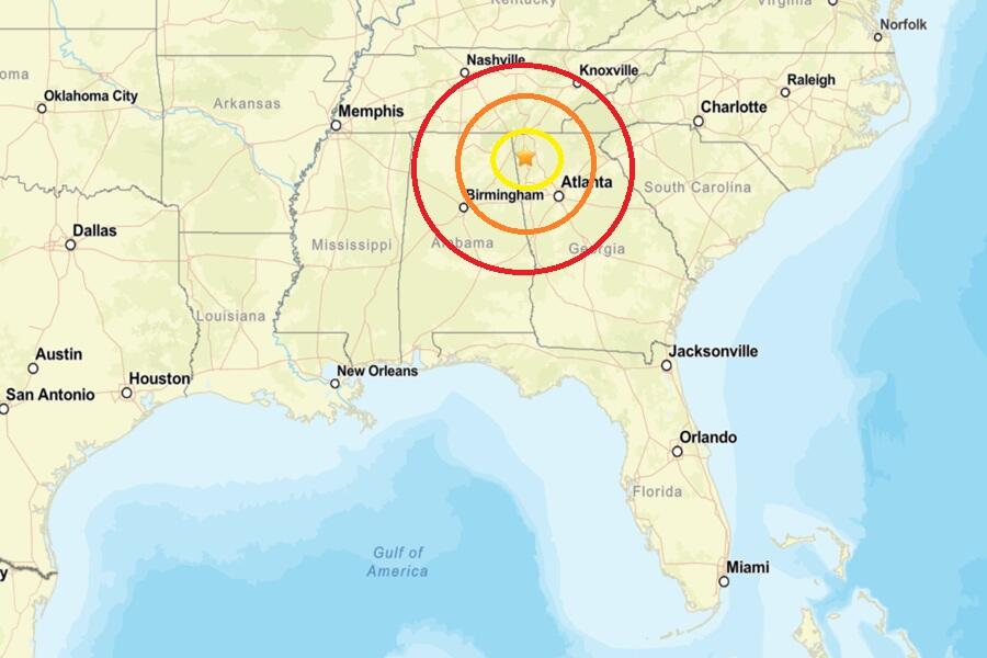 Earthquake Strikes Georgia, North and West of Atlanta - NewsBreak