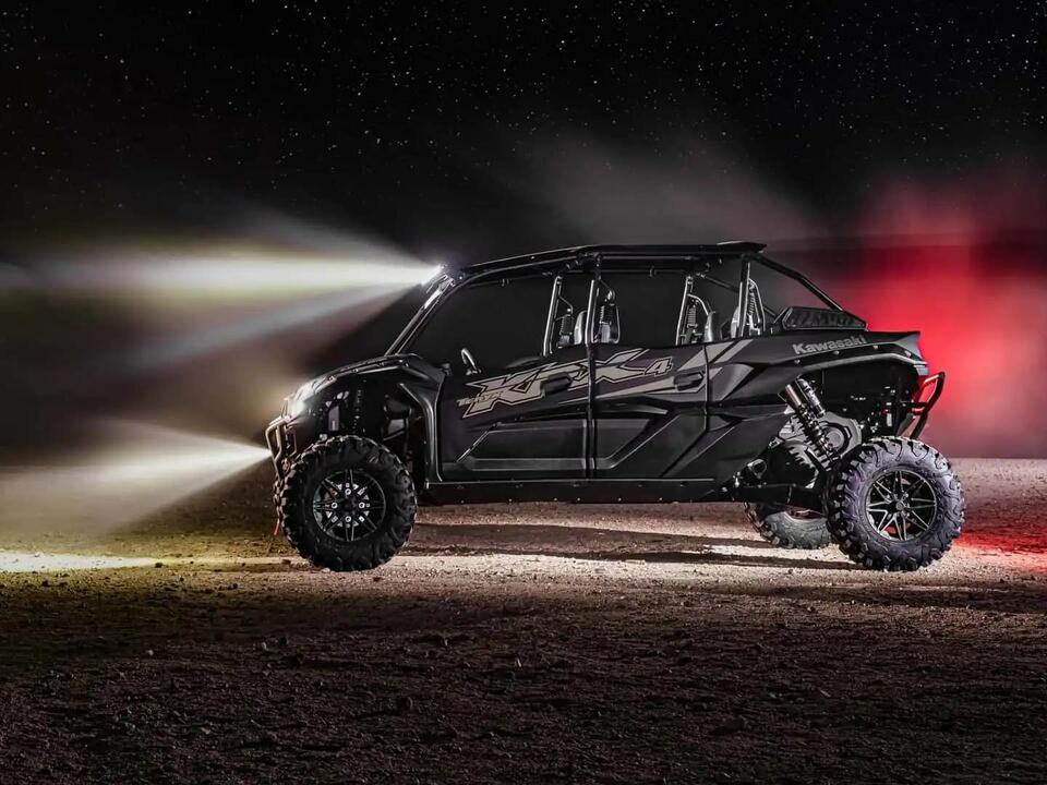 Kawasaki's New UTV Is a Murdered-Out Machine Meant for the Night