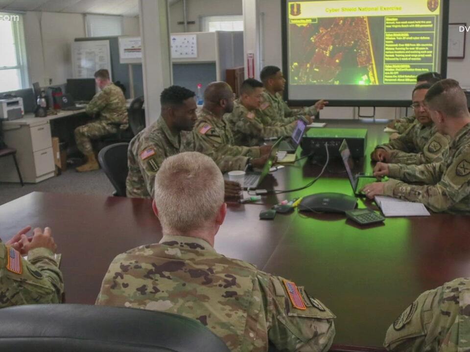 Military cyber security exercise takes place in Virginia Beach