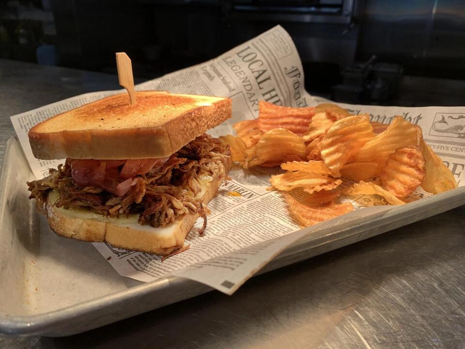 Taste This: Lock 15’s Filipino adobo pork sandwich