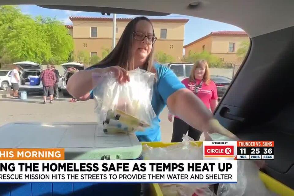 Phoenix Rescue Mission helps homeless during extreme heat conditions ...