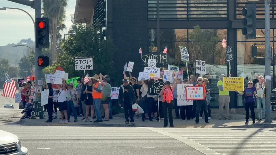 Californians Rally Across Orange County for “Free America Walkout ...