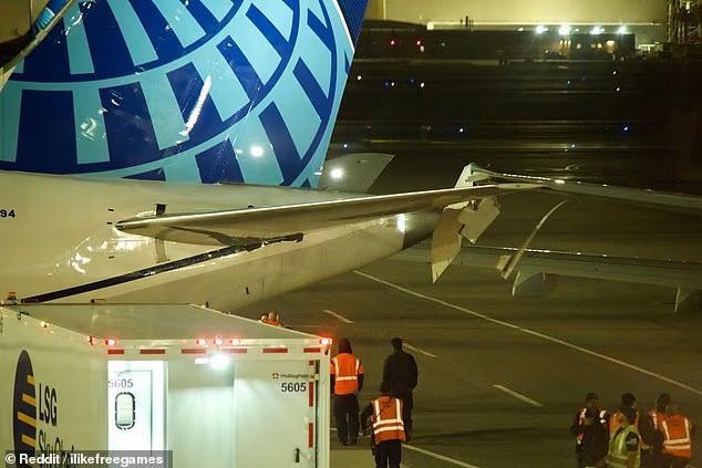 United Airlines passengers left shaking after plane collides with ...