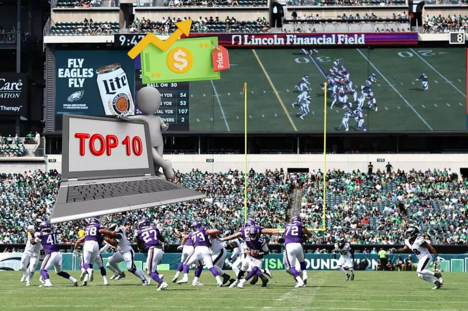 Top Ten Most Expensive NFL Games To Attend List Includes The Eagles ...