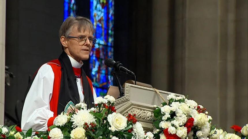 Bishop at inaugural prayer service urges Trump to 'have mercy' on LGBTQ ...