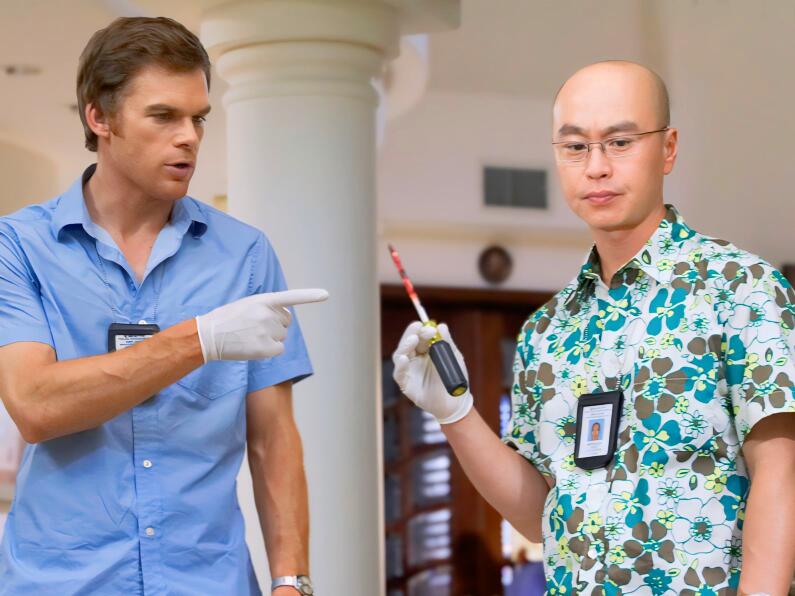 C.S. Lee Talks Dexter: Original Sin and Meeting New Masuka Actor Alex ...
