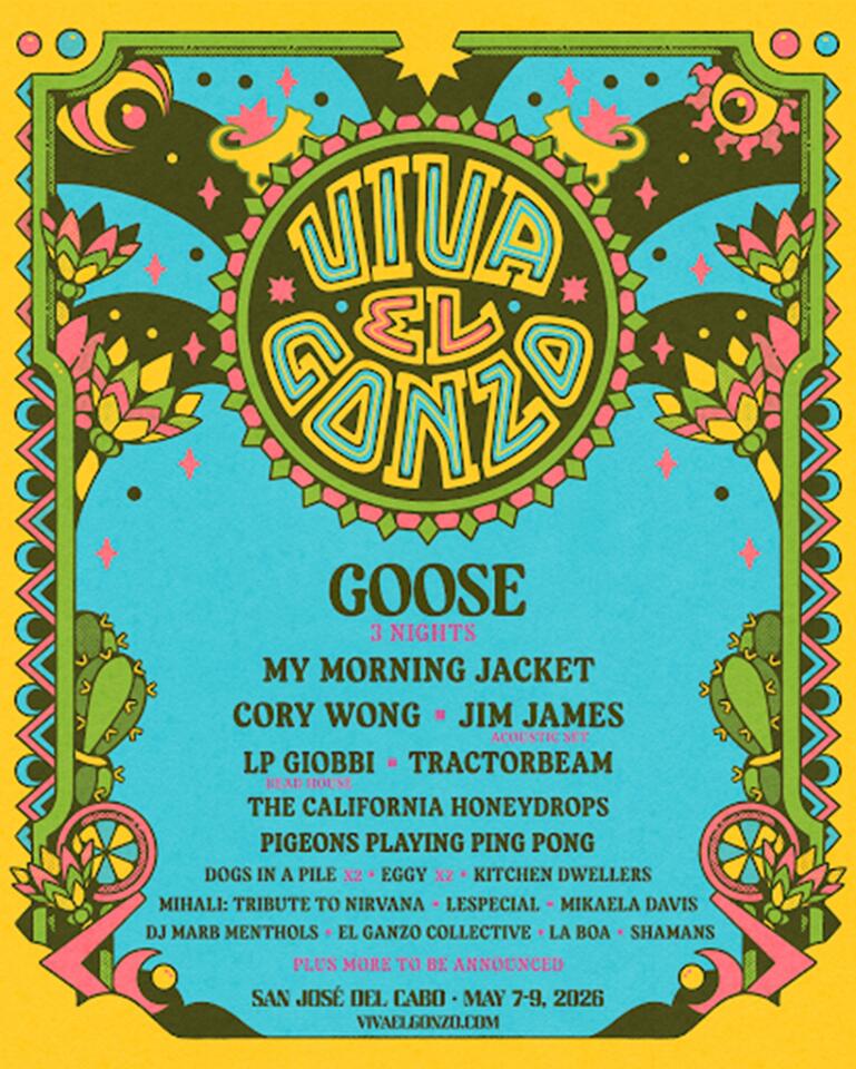 Goose Announce Viva El Gonzo 2026 Lineup - NewsBreak
