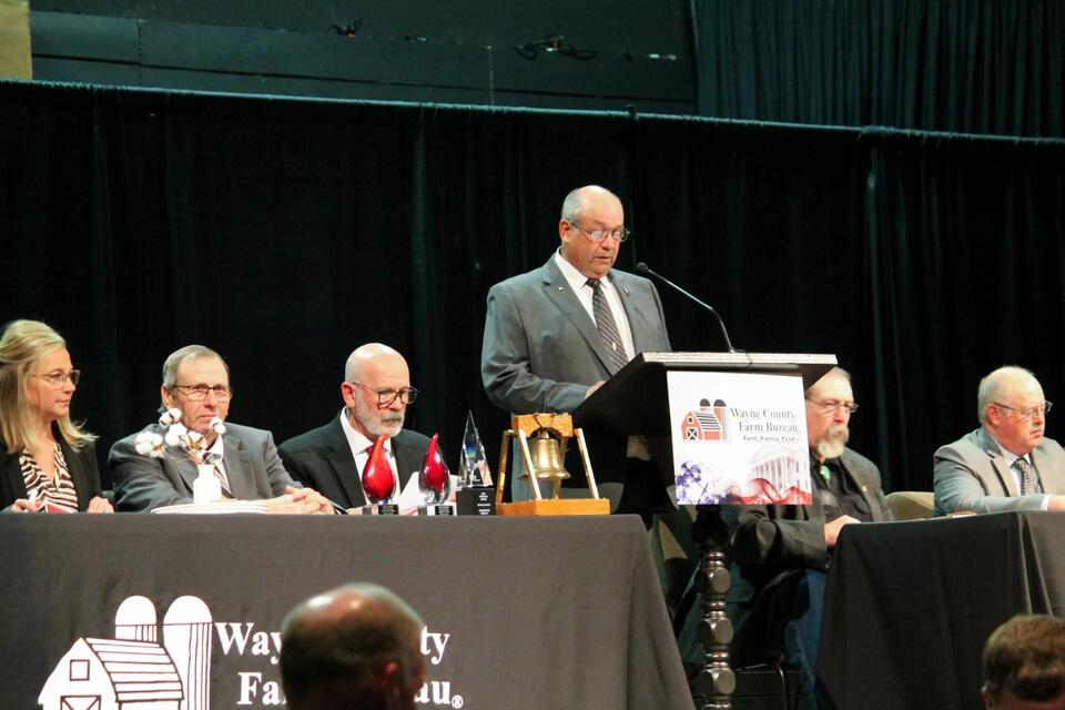 MEMBERS GATHER FOR THE 103RD ANNUAL MEETING OF THE WAYNE COUNTY FARM ...