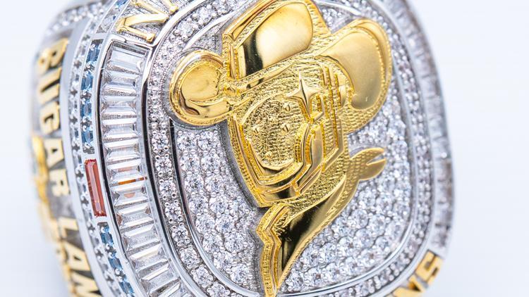 Sugar Land Space Cowboys unveil Triple-A championship ring covered with ...