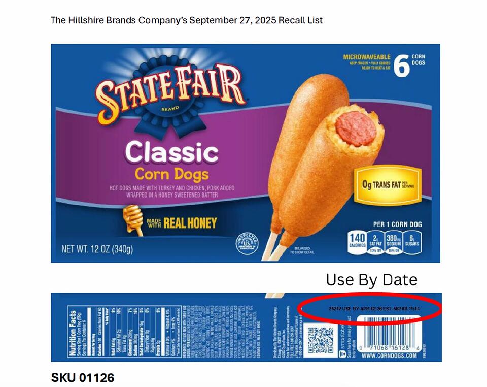 58M pounds of corn dogs and sausage-on-a-stick products recalled ...