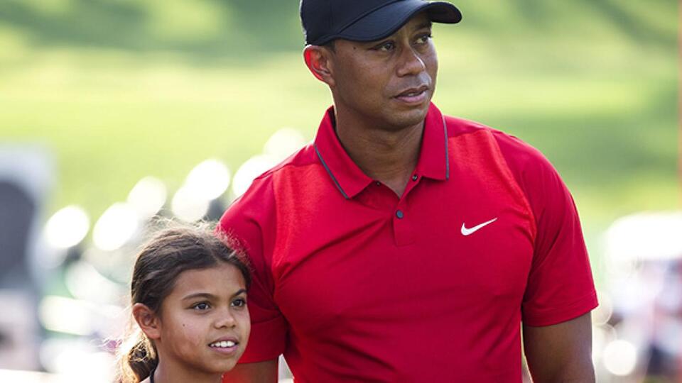 Tiger Woods’ Lookalike Daughter Sam, 16, Bonds With Him While Serving as His Caddie at PNC ...