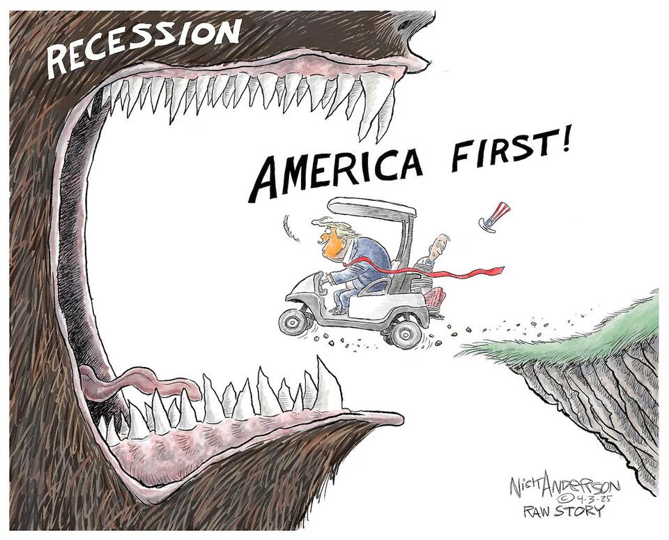 Editorial cartoons for April 6, 2025: Tariff shocks, Musk loses in ...