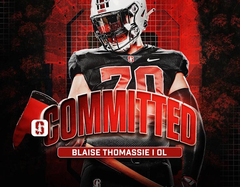 2026 Offensive Lineman Blaise Thomassie Chooses Stanford Over Florida ...