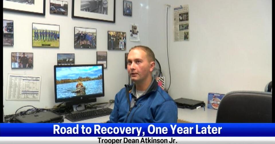 One year Into recovery Trooper Dean Atkinson Jr. is ready to get back ...