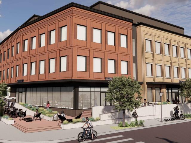 Four-story redevelopment in the works for Patterson-Libbie corner in ...