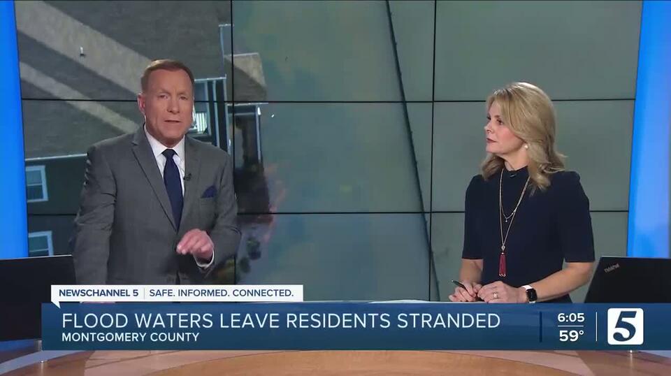 Montgomery County residents stranded by flood waters and are seeking ...