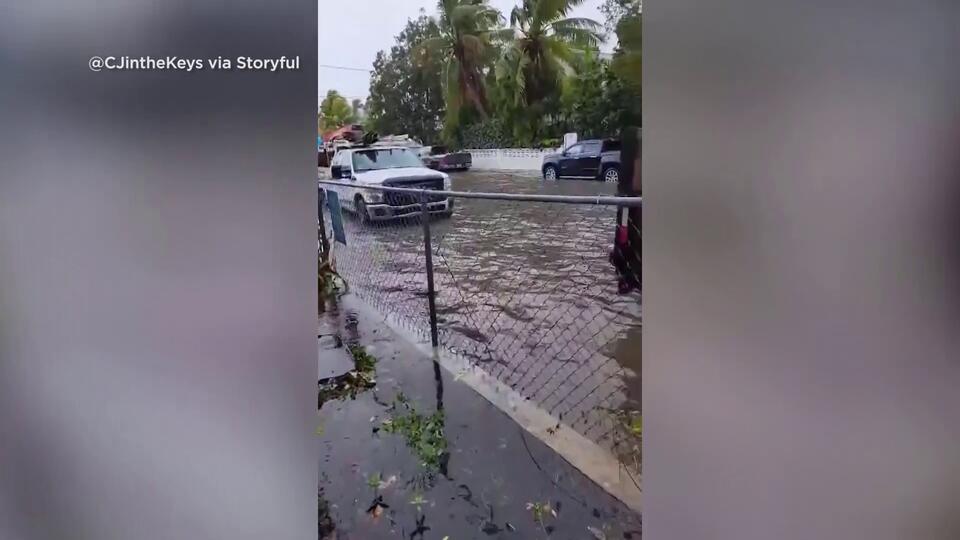 Parts of the Florida Keys were inundated with rain causing flooding ...