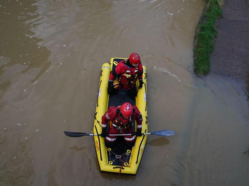 Search operation after reports of two-year-old boy falling into river
