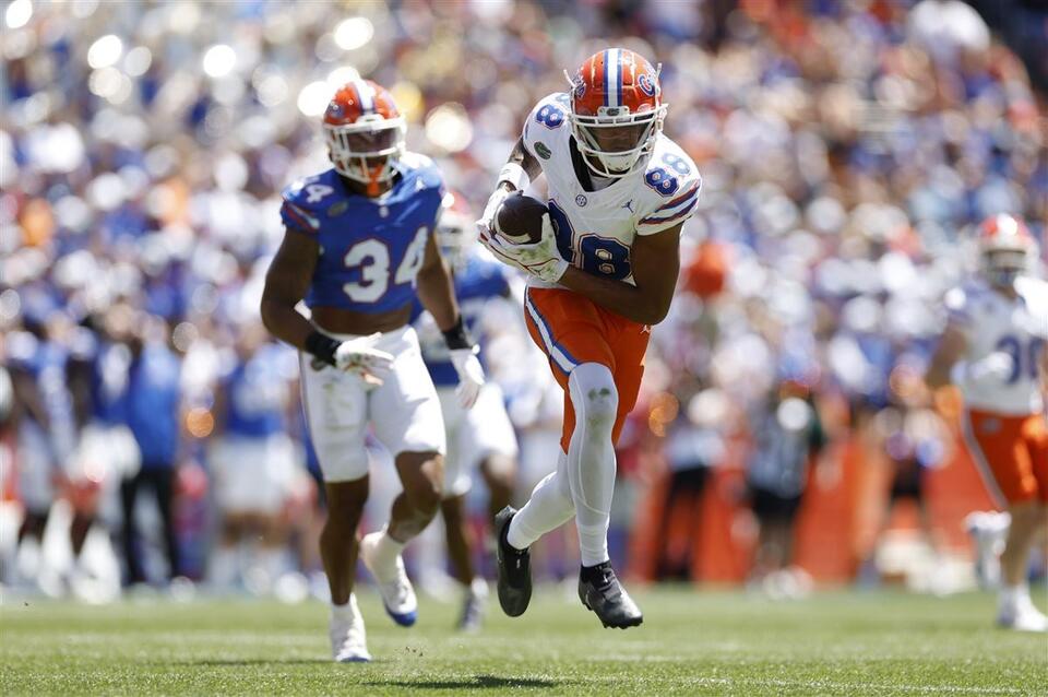 'Best offseason since he's been here': Gators praise growth of WR ...