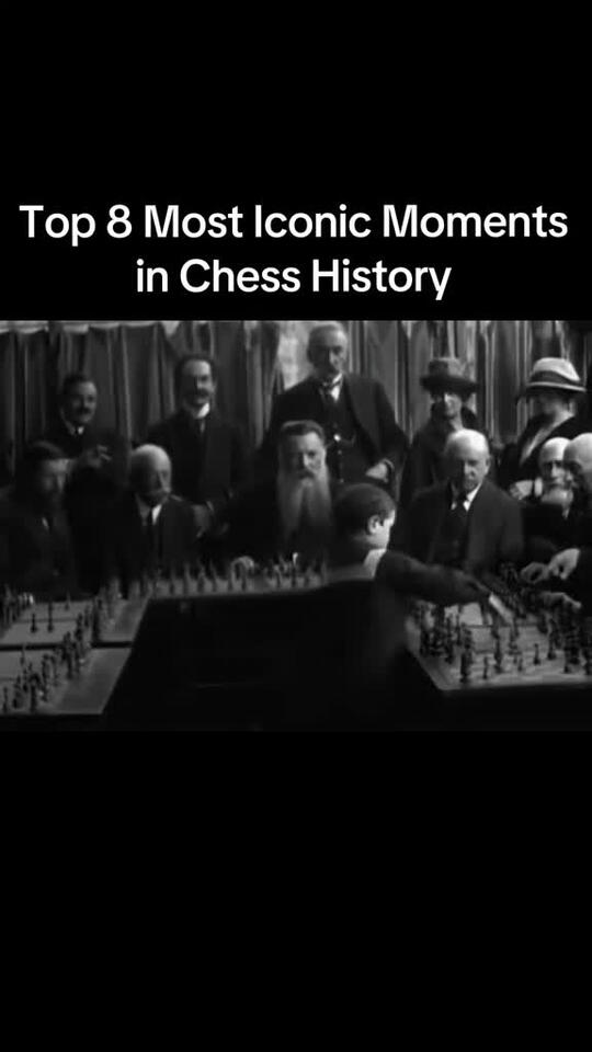 The 8 Most Iconic Chess Moments in History ♟️ #ChessHistory # ...