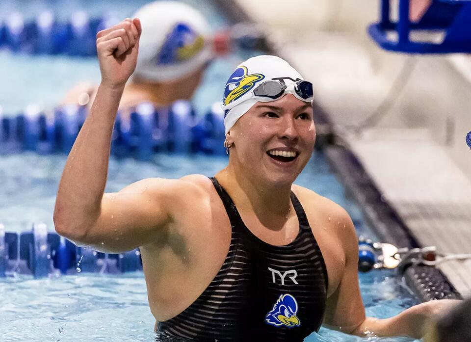 Blue Hens Dominate George Mason on Senior Day, Winning Every Event at ...