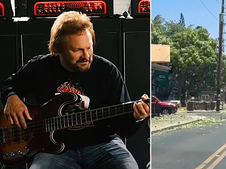 Van Halen’s Michael Anthony Captured Video of Lahaina Just Before ...