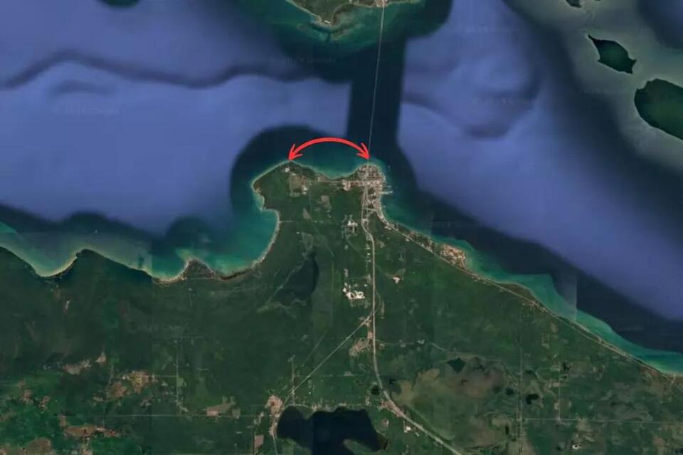 The Northernmost Spot in Michigan’s Lower Peninsula is in Mackinaw City ...