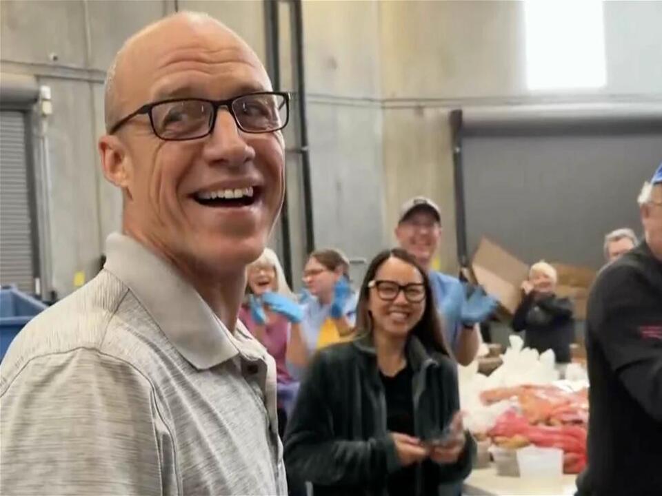 Neighborhood Hero: Dustin Hay spreads joy and food at the FIND Food Bank