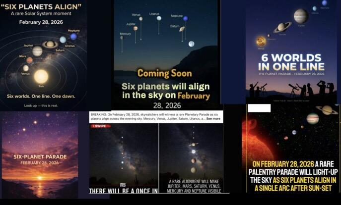 February 28 planet parade? Here’s what you’ll really see - NewsBreak