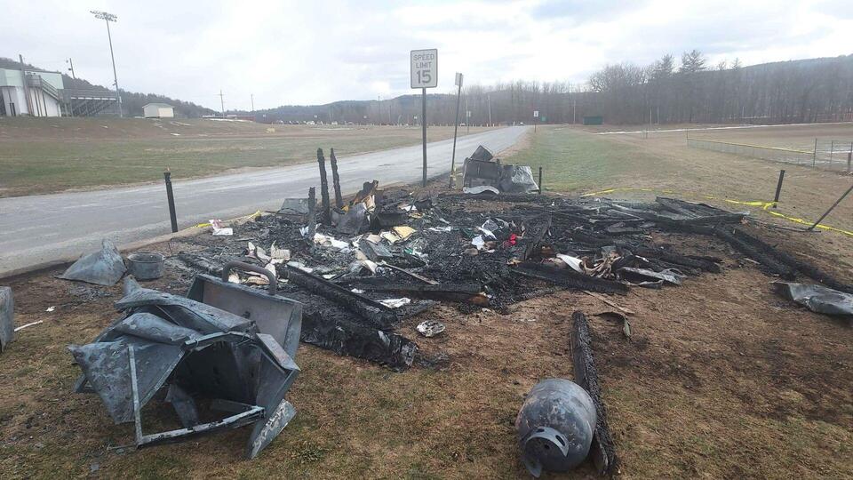 Wyalusing high school concession stand completely destroyed by fire ...