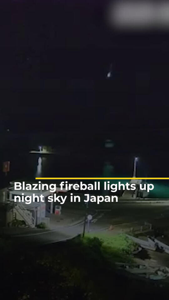 Blazing fireball lights up the night sky in Japan - NewsBreak