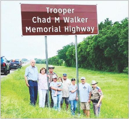 Highway 164 now officially Trooper Chad M. Walker Memorial Highway ...