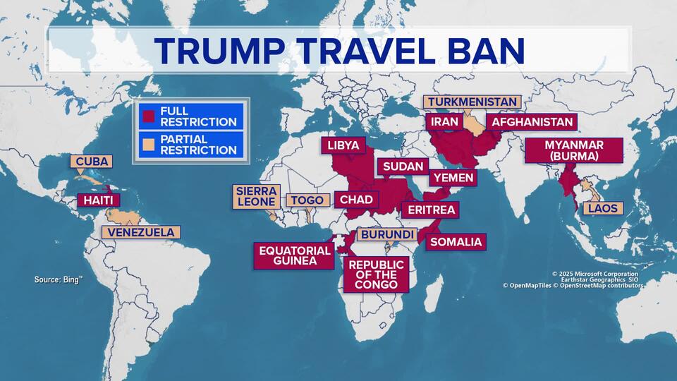 Can you still visit the countries listed under Trump’s travel ban ...
