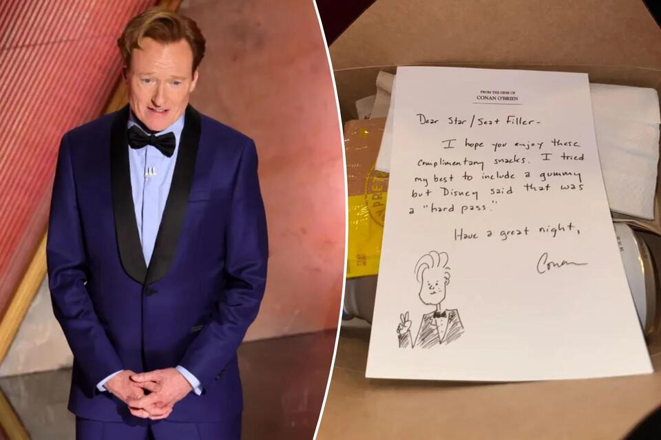 Here’s the yummy gift Conan O’Brien gave seat fillers and celebs at the ...