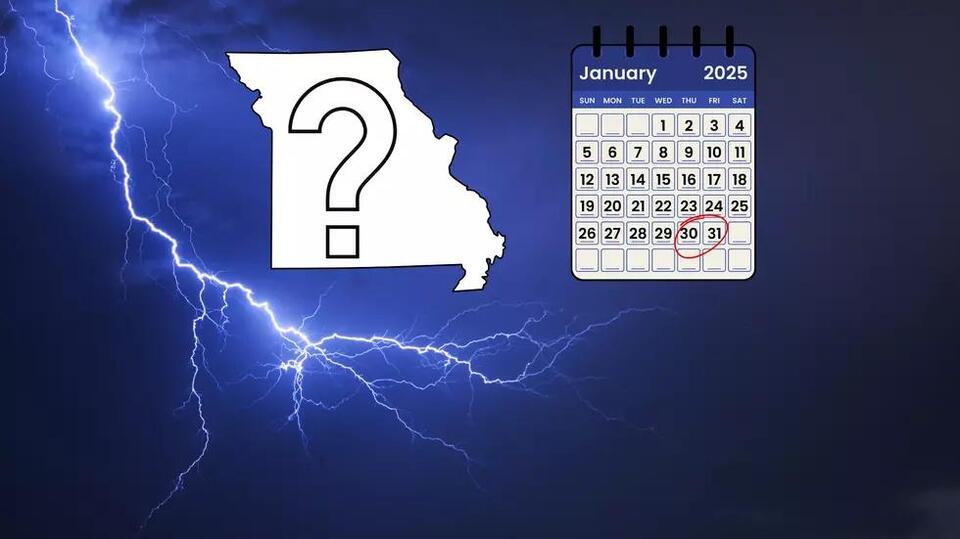 Yes, Thunderstorms (Not Snow) Possible in Missouri End of January ...